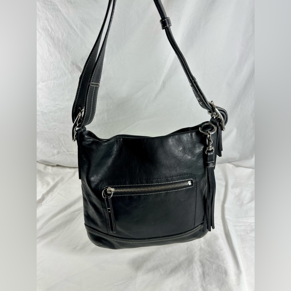 Genuine Vintage Coach 1415 Black Leather Legacy Slim … - Gem